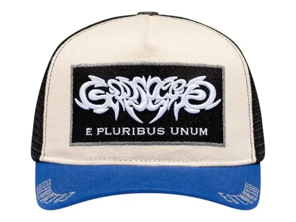 GODSPEED Gs E Pluribus Trucker Hat - White/blue
