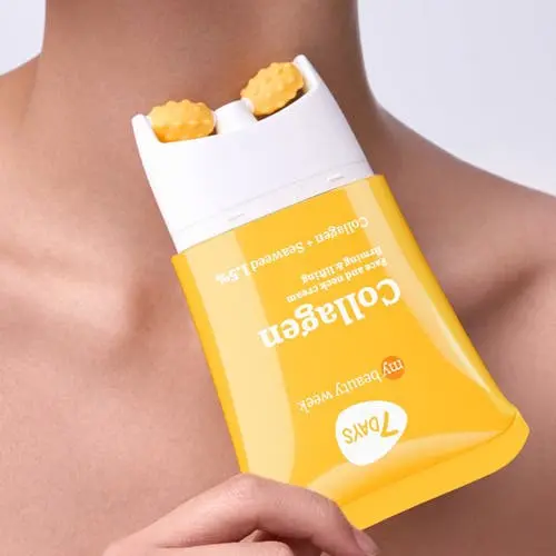 7DAYS Face Moisturizer With Collagen For Firming And Lifting With 3d Massage Applicator