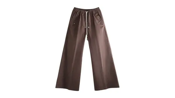 Rick Owens Wide Bela Trousers - Macassar