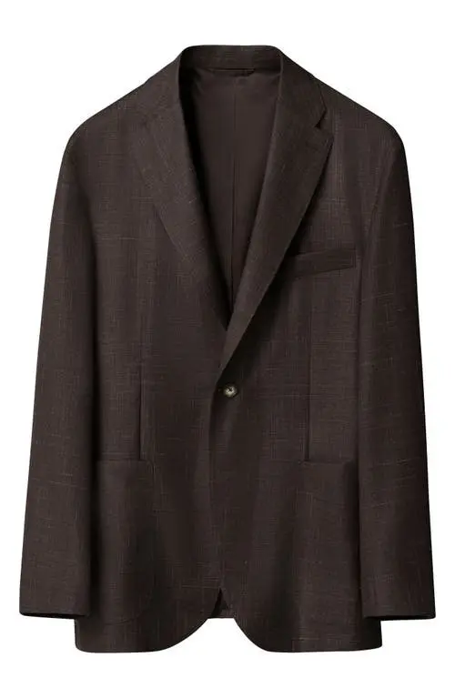 Eton Wool, Silk And Linen Soft Jacket