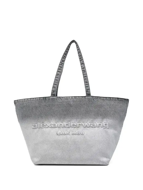 Alexander Wang Punch Tote - Light Grey Aged Silver