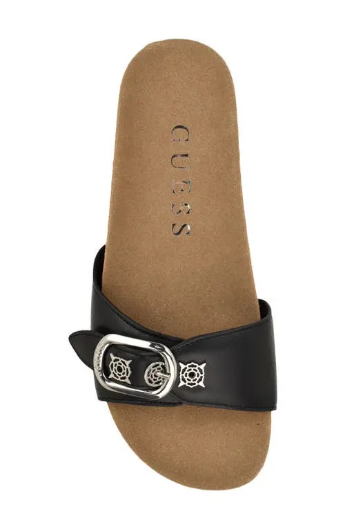 Guess Locela Slide Sandal - Black