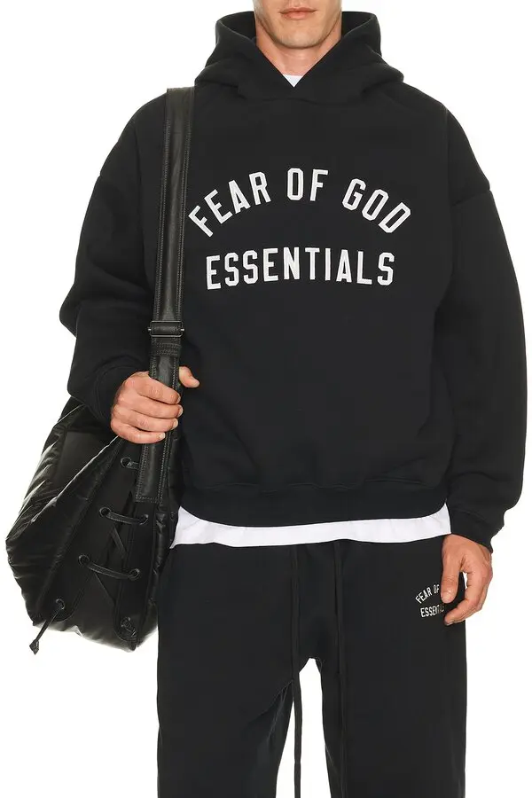 Fear Of God 90's Hoodie In Black - Vintage Black