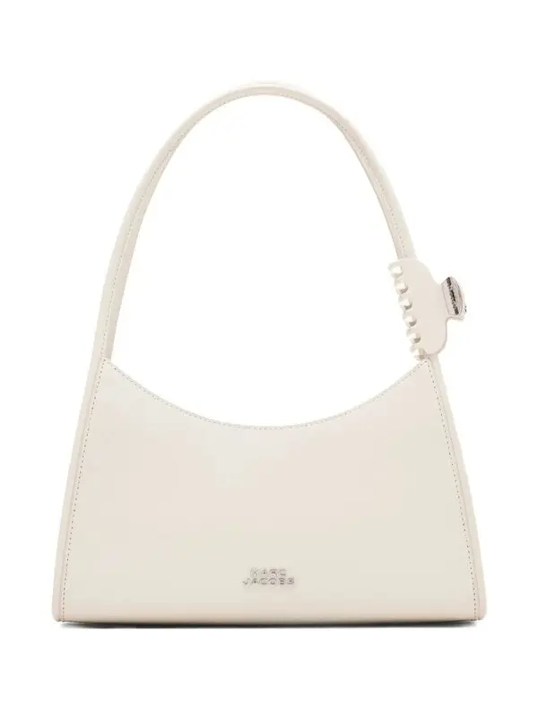 Marc Jacobs Glam Claw Clip Shoulder Bag - Cotton White