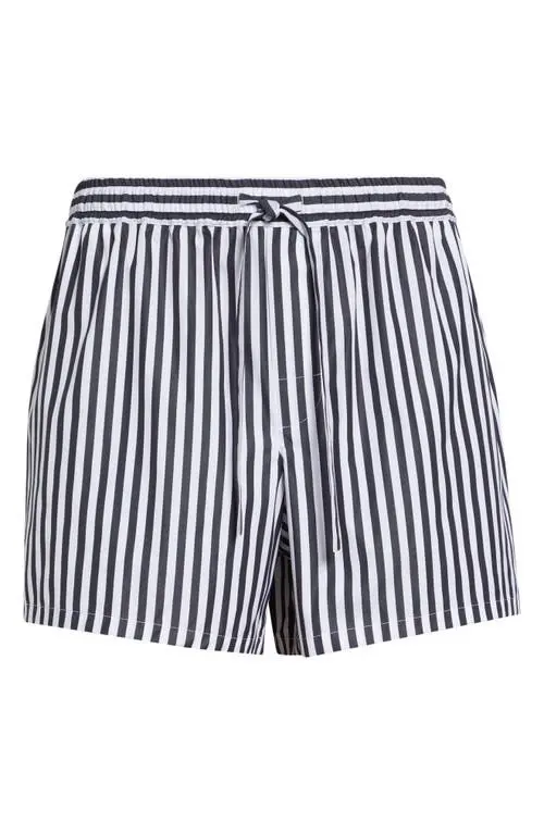 Dolce & Gabbana Stripe Cotton & Silk Poplin Shorts - S8057 Rigato
