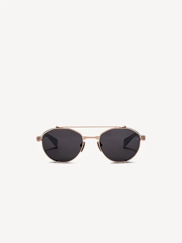 Balmain Brigade-iv Aviator Sunglasses - Pink