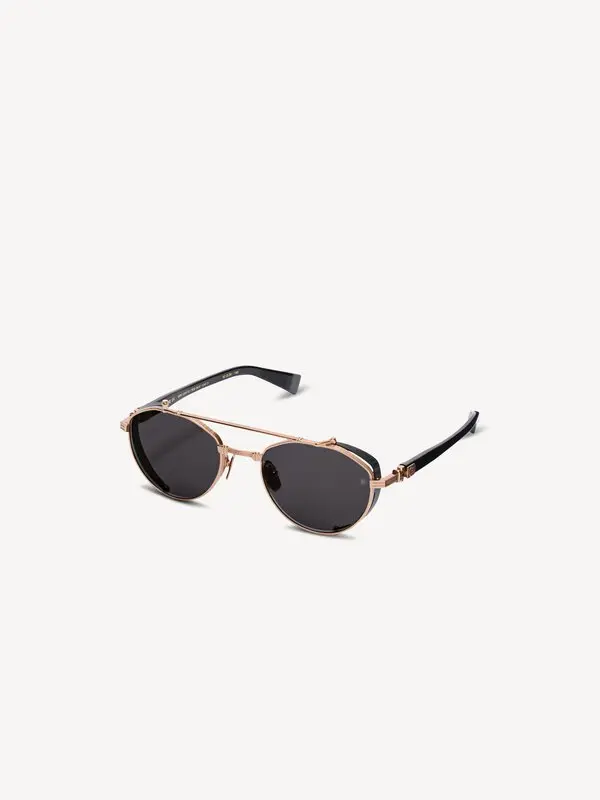 Balmain Brigade-iv Aviator Sunglasses - Pink