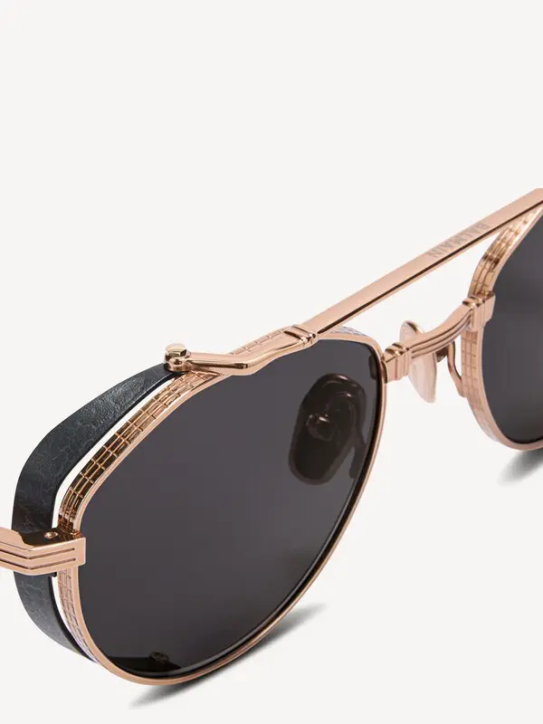 Balmain Brigade-iv Aviator Sunglasses - Pink