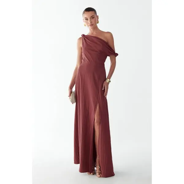 ST MRLO Elliot Maxi Dress - Burgundy