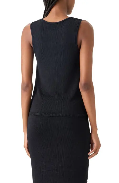 Akris Fringed Silk Knit Top