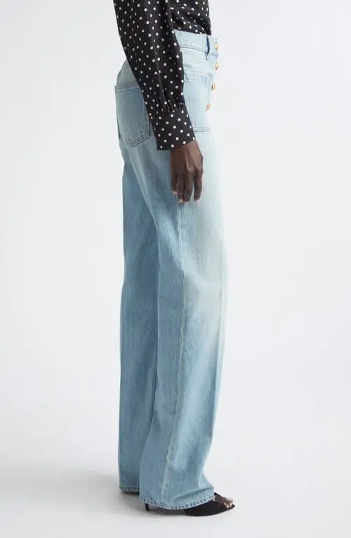 Valentino Garavani High-waist Straight-leg Jeans - Denim
