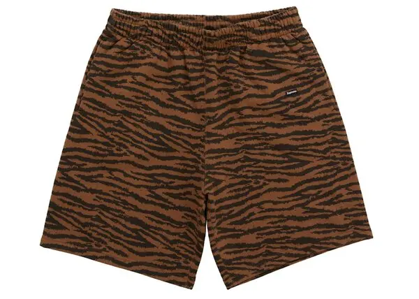 Supreme Small Box Sweatshort Print - Tiger