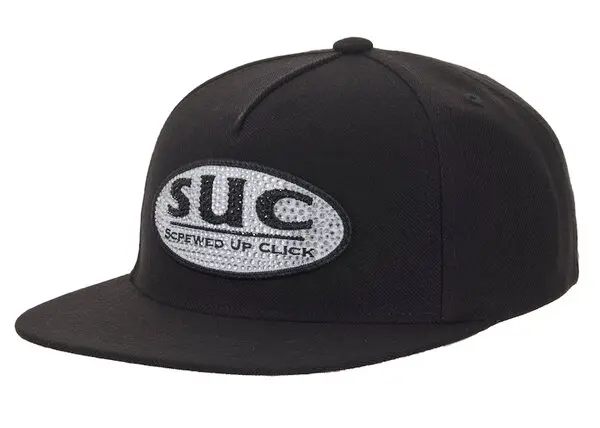 Supreme Dj Screw Suc 5-panel Cap - Black