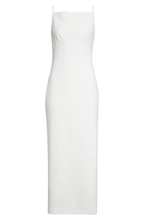 Givenchy Sliced Crepe Cady Column Dress - Ivory