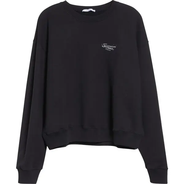 Givenchy Stamp Logo Graphic Sweatshirt - Black