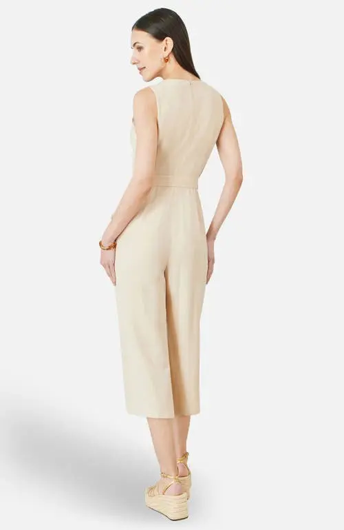 YUMI Culotte Jumpsuit - Natural