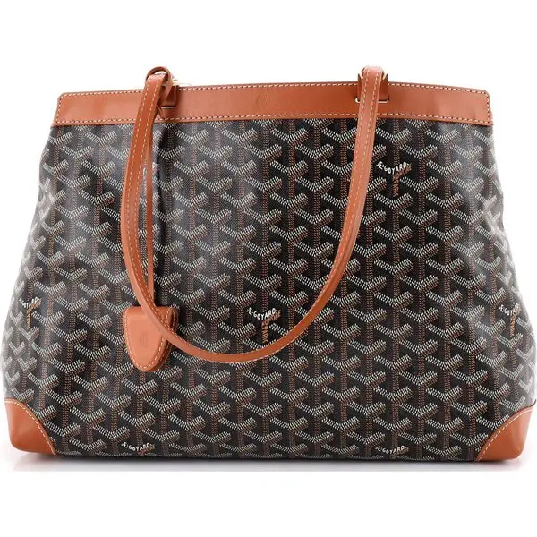 Goyard Bellechasse Bag Coated Canvas Pm - Brown