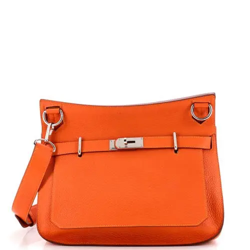Hermès Verso Jypsiere Bag Clemence 34 - Orange