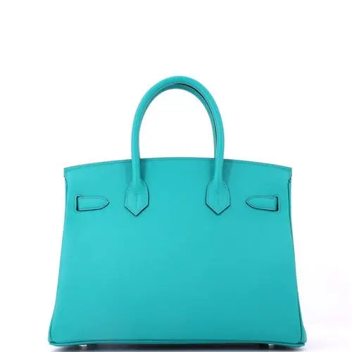 Hermès Birkin Handbag Epsom With Palladium Hardware 30 - Blue