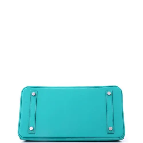 Hermès Birkin Handbag Epsom With Palladium Hardware 30 - Blue