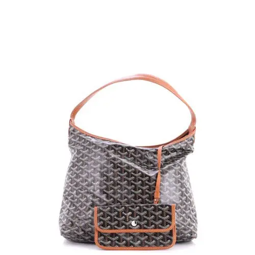 Goyard Boheme Hobo Coated Canvas - Brown