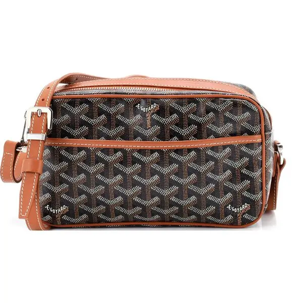 Goyard Cap Vert Bag Coated Canvas - Brown