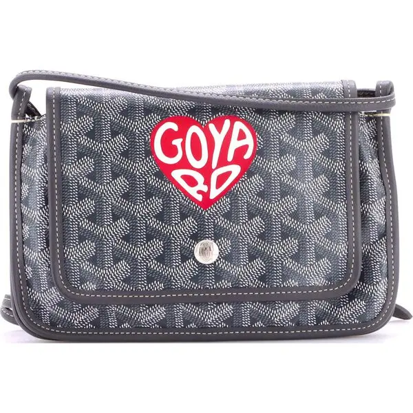 Goyard Plumet Clutch Wallet Printed Coated Canvas - Gray