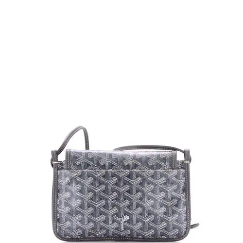 Goyard Plumet Clutch Wallet Printed Coated Canvas - Gray