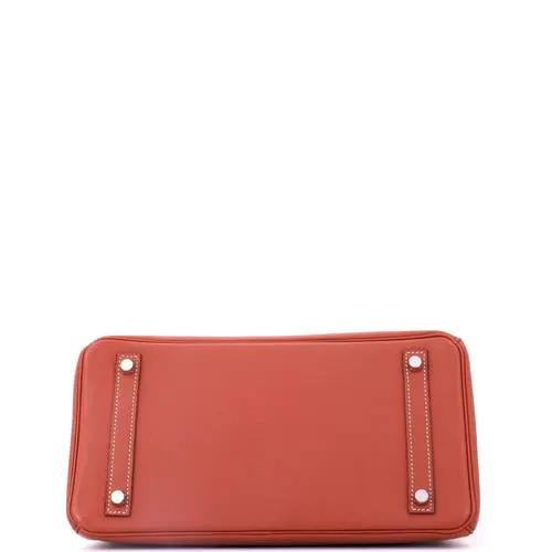 Hermès Birkin Handbag Orange Epsom With Palladium Hardware 30 - Brique