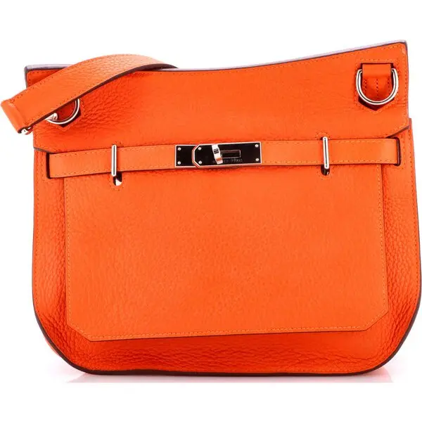 Hermès Jypsiere Bag Clemence 28 - Feu