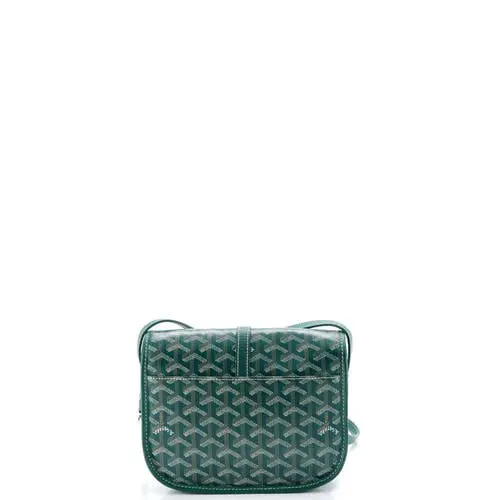 Goyard Belvedere Ii Messenger Bag Coated Canvas Pm - Green