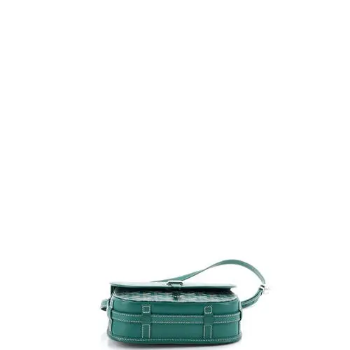 Goyard Belvedere Ii Messenger Bag Coated Canvas Pm - Green