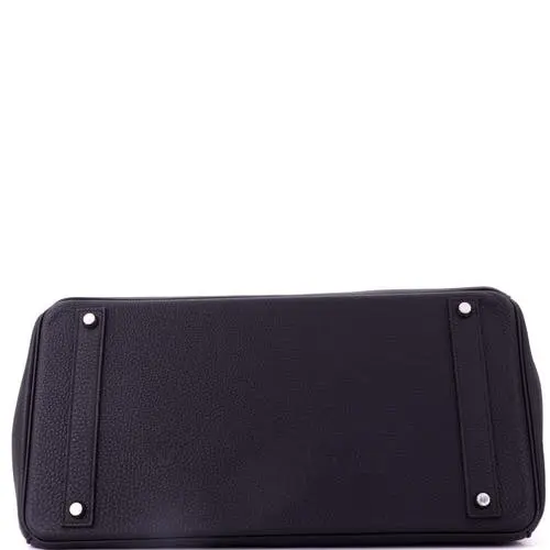 Hermès Birkin Handbag Togo With Palladium Hardware 40 - Black