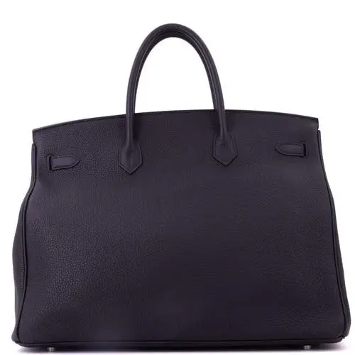 Hermès Birkin Handbag Black Togo With Palladium Hardware 40 - Noir