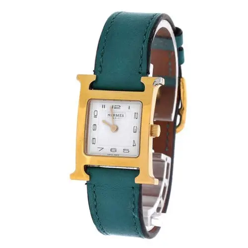 Hermès Heure H Quartz Watch 21 - Green