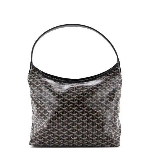 Goyard Boheme Hobo Coated Canvas - Black