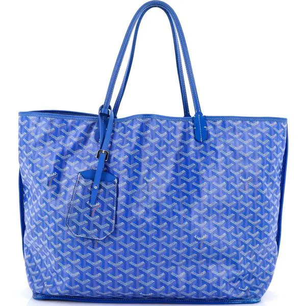 Goyard Anjou Reversible Tote Coated Canvas Gm - Blue