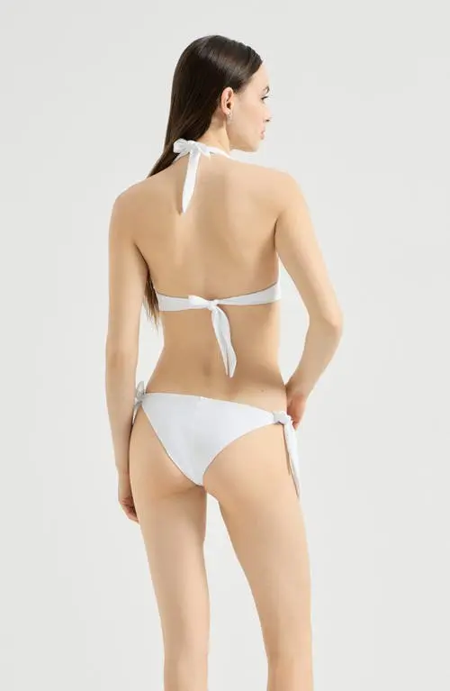 Brunello Cucinelli Techno Jersey Bikini Bottom With Monili