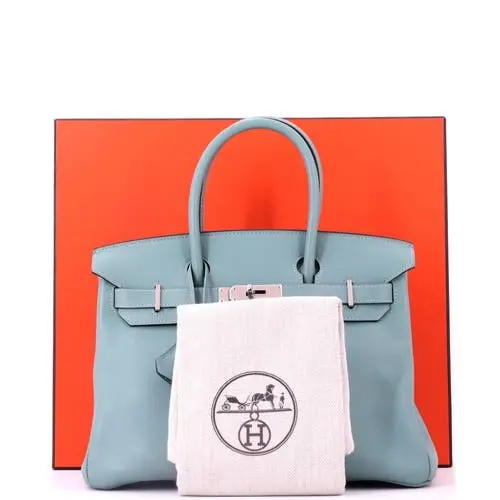 Hermès Birkin Handbag Swift With Palladium Hardware 30