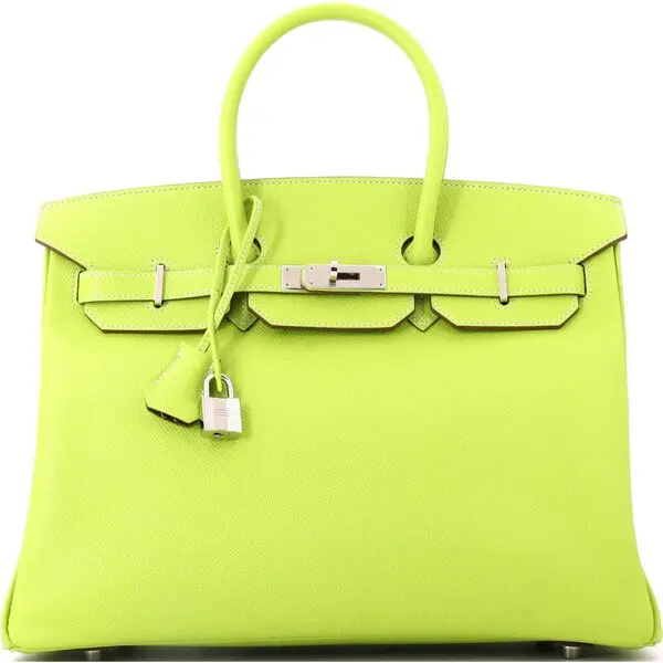 Hermès Birkin Handbag Epsom 35 - Candy-kiwi/lichen