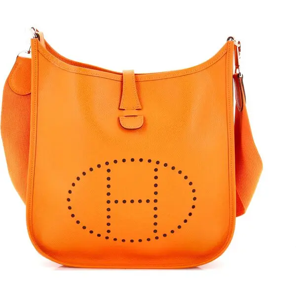 Hermès Evelyne Bag Gen Ii Epsom Pm - Orange H