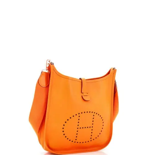 Hermès Evelyne Bag Gen Ii Epsom Pm - Orange