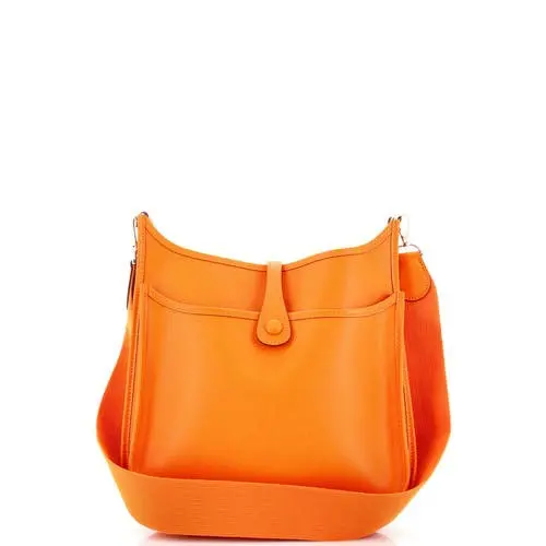 Hermès Evelyne Bag Gen Ii Epsom Pm - Orange