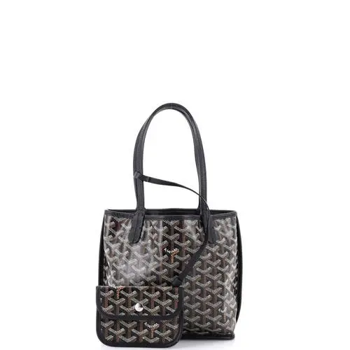 Goyard Anjou Reversible Mini Tote Coated Canvas