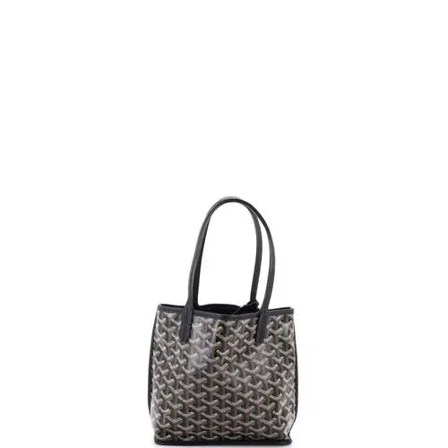 Goyard Anjou Reversible Mini Tote Coated Canvas