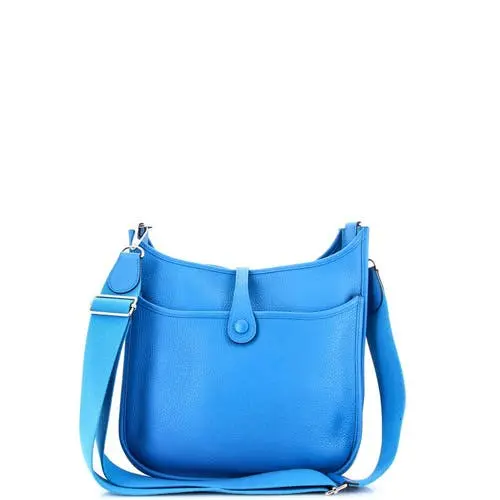 Hermès Evelyne Bag Gen Iii Clemence Pm - Blue