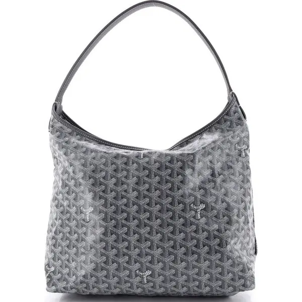 Goyard Boheme Hobo Coated Canvas - Gray