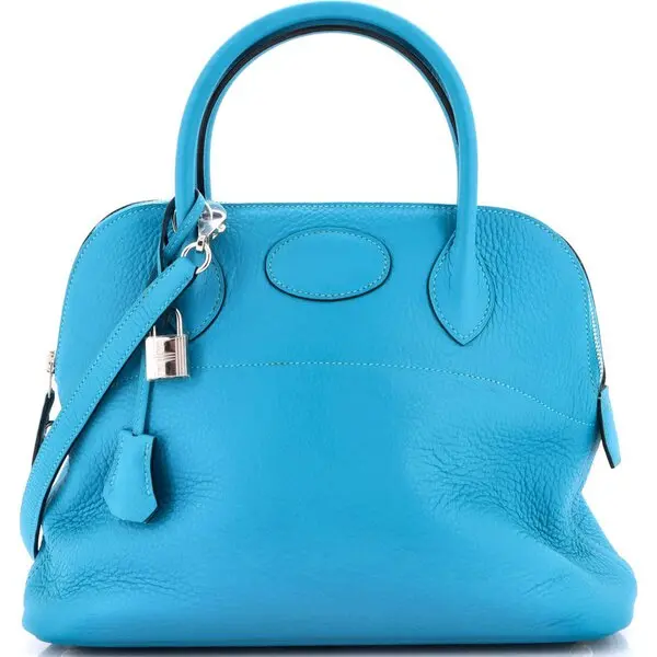 Hermès Bolide 31 Handbag - Turquoise