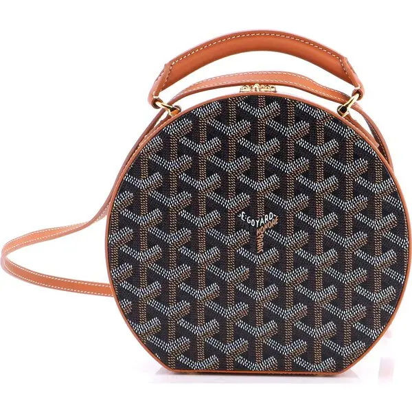Goyard Alto Hatbox Bag Coated Canvas - Brown