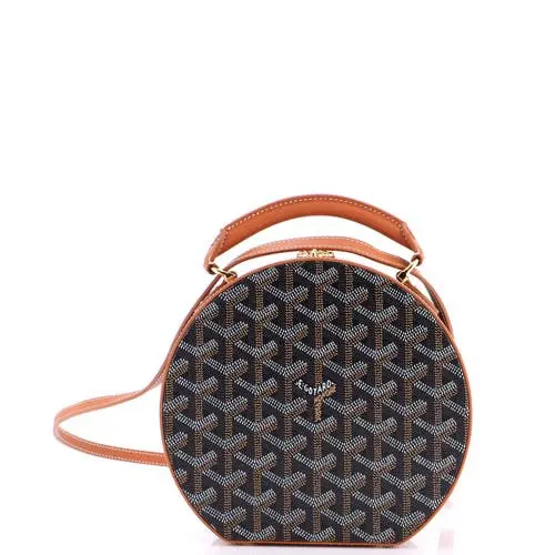 Goyard Alto Hatbox Bag Coated Canvas - Brown